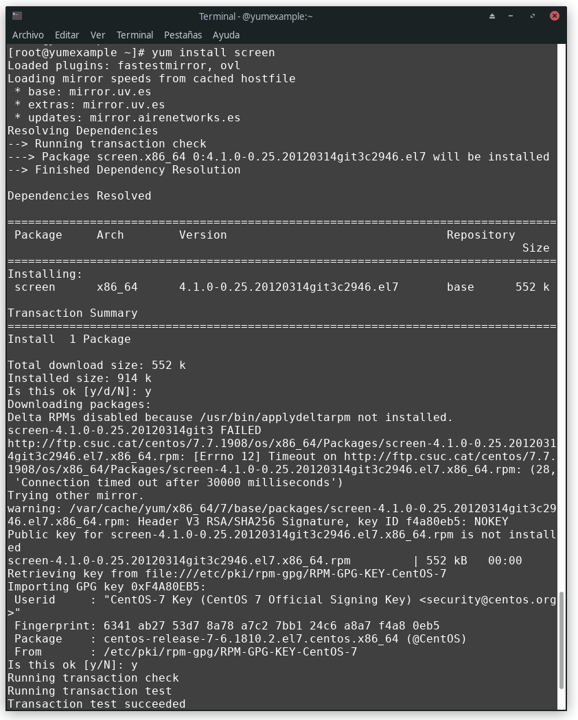 20 ejemplos de como usar YUM correctamente » Aprende IT